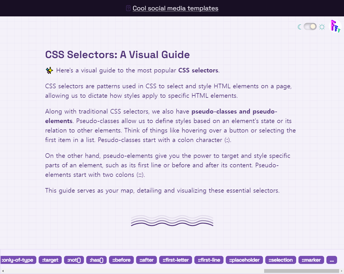 CSS 선택기: 비주얼 가이드 > 365ok IT뉴스