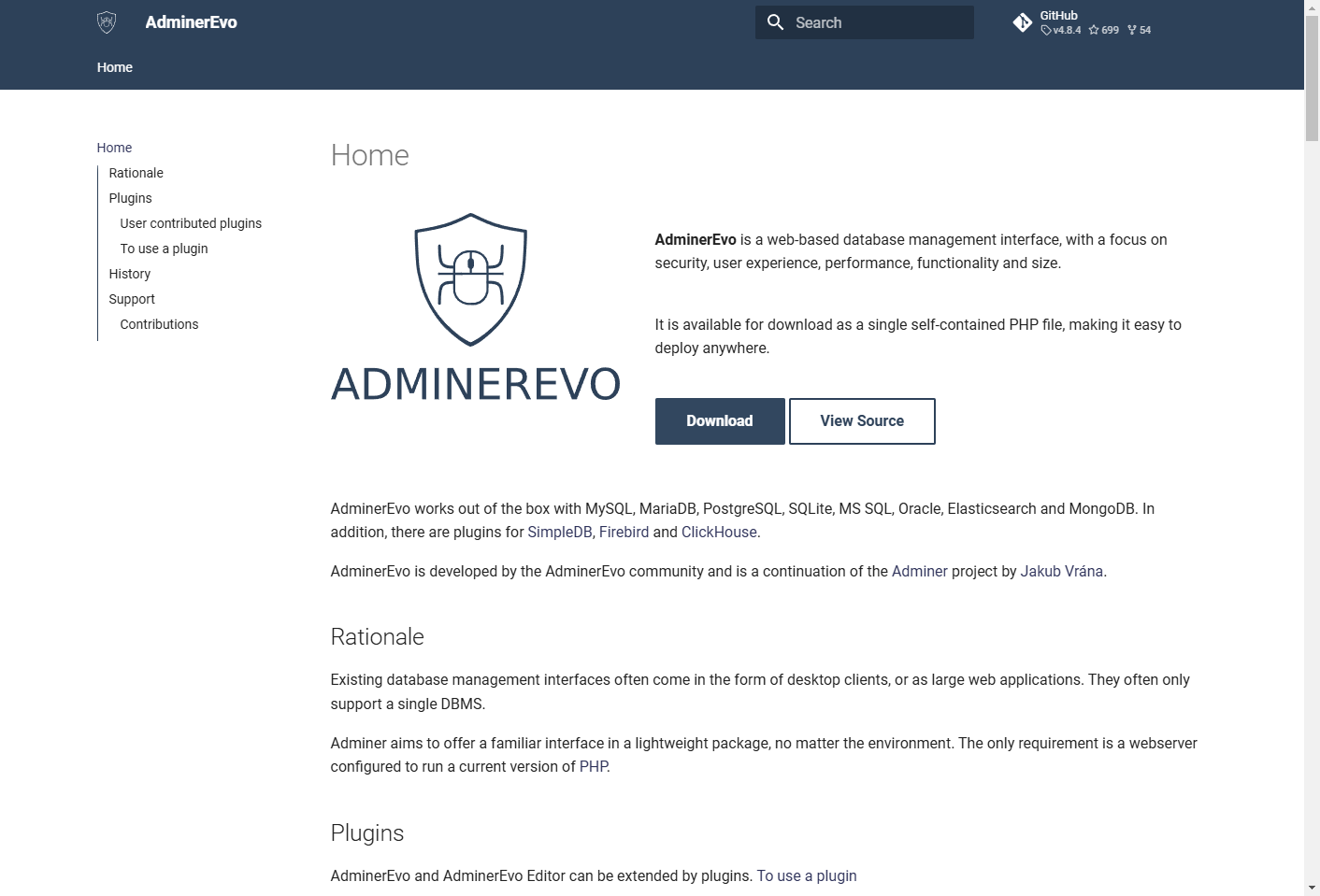 adminerevo - 단일 PHP 파일에서 데이터베이스 관리 > 365ok IT뉴스